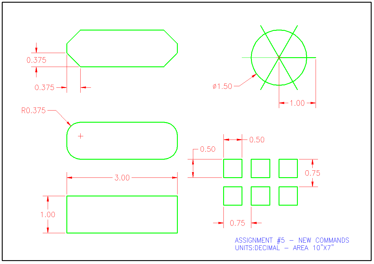 Rounded Box Autocad Block Drawing